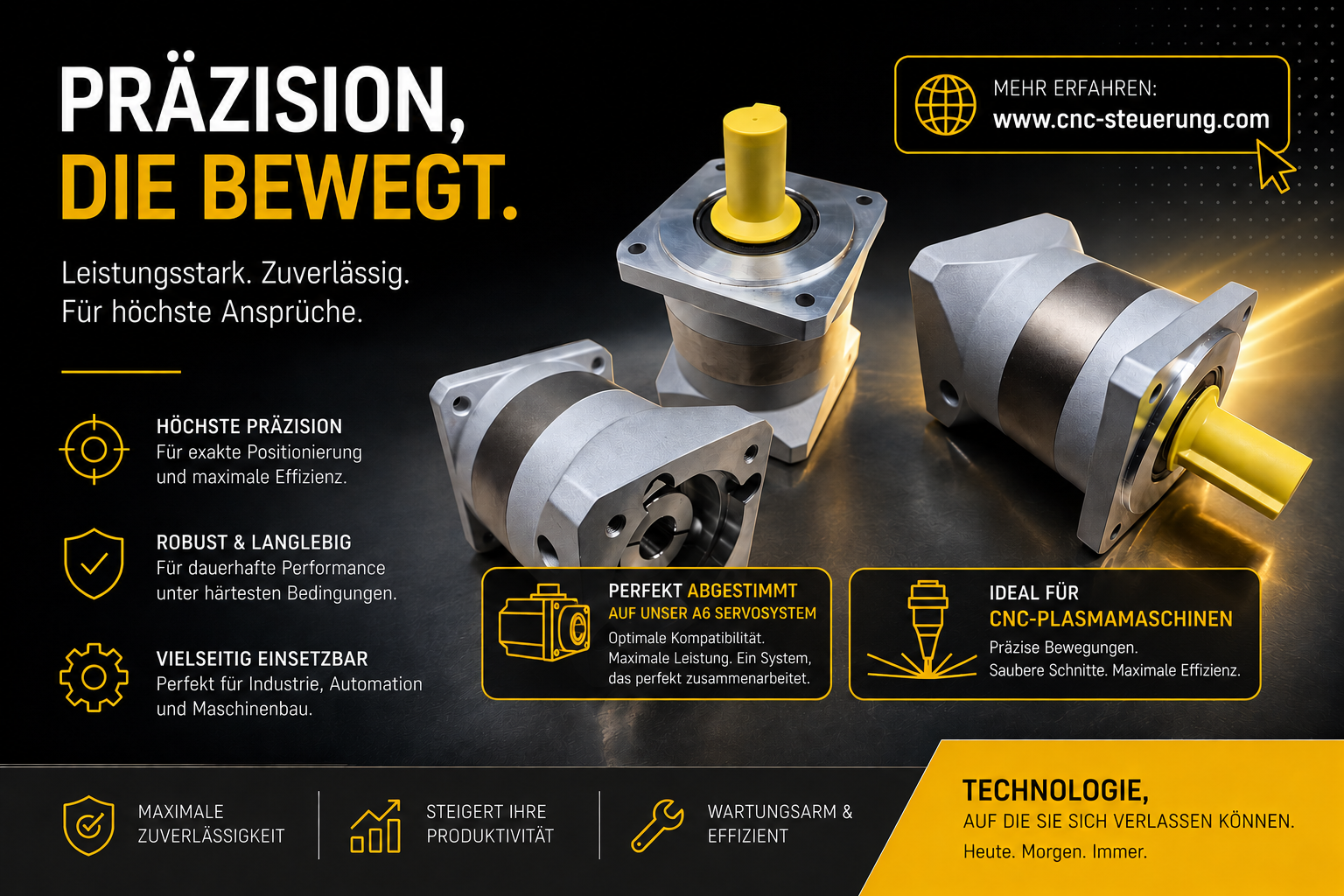 Präzisionsgetriebe für Servosysteme | Ideal für CNC-Plasmaanlagen | CNC ...